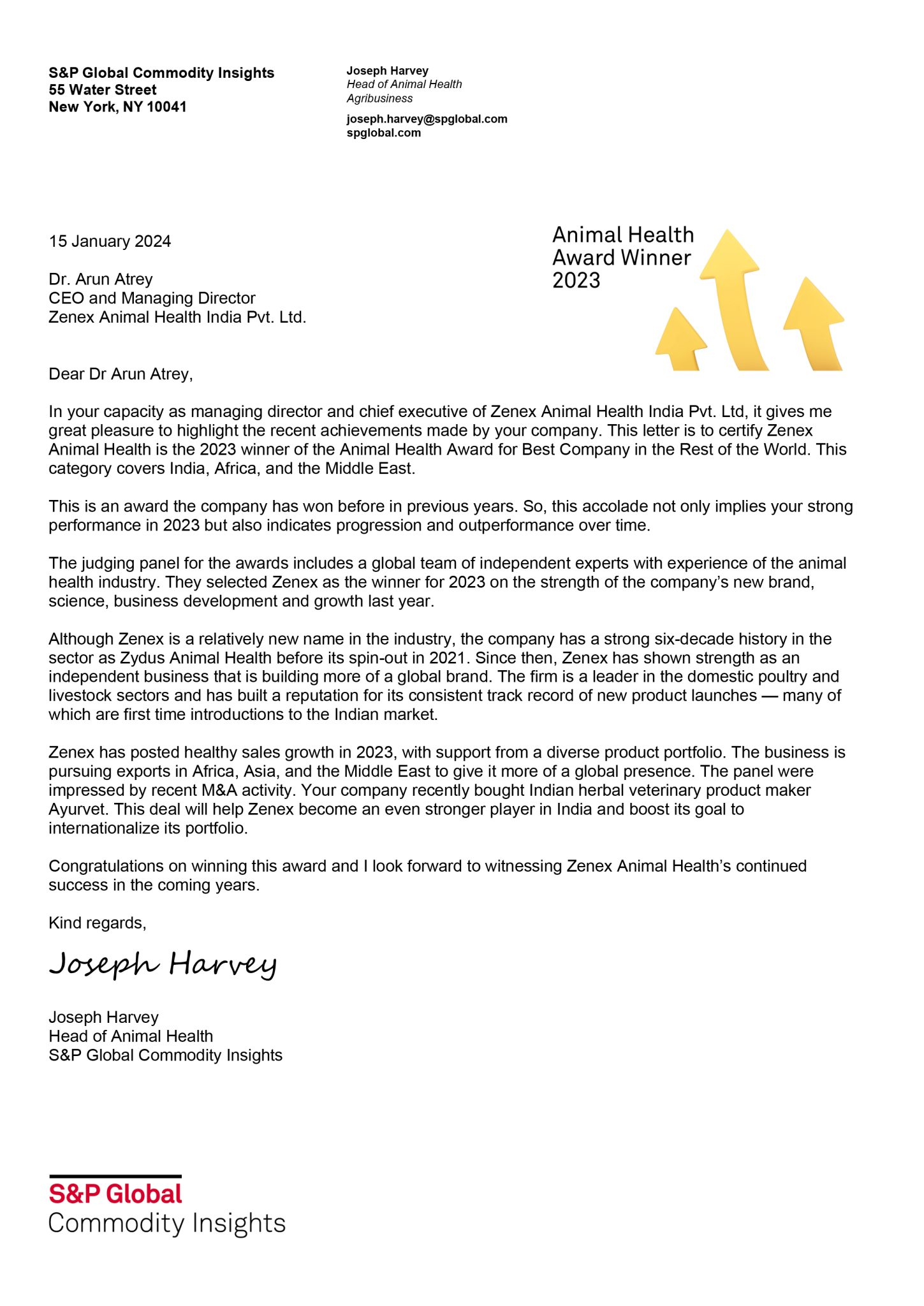 Zenex Animal Health has been recognized as the ‘Best company in the ...